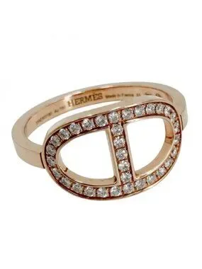 Hermes | Jewelry | Hermes Ring Chaine Dancre Contour 8k Gold Pg 53 ...